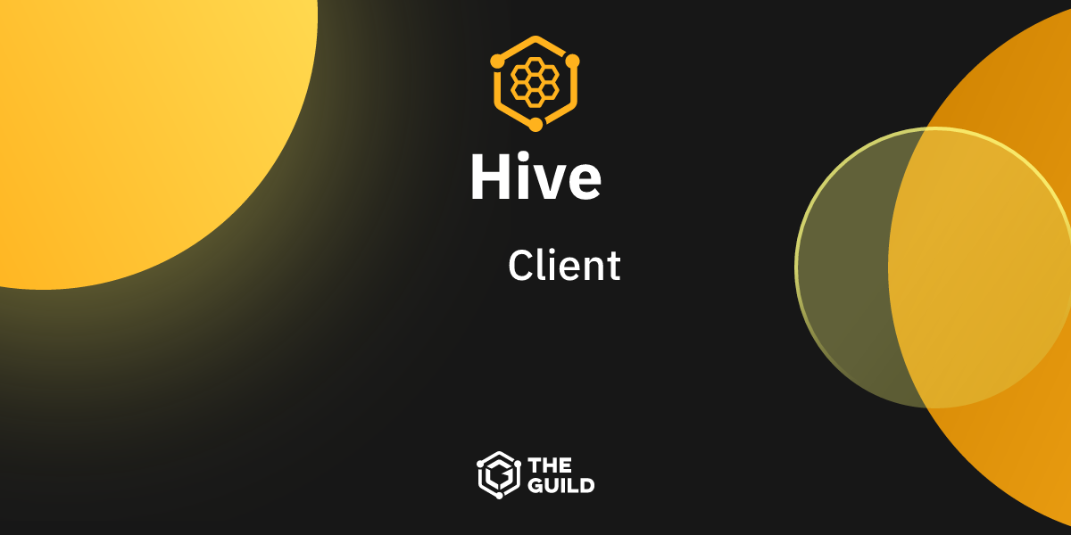 Client And Cli Configuration Hive 5204